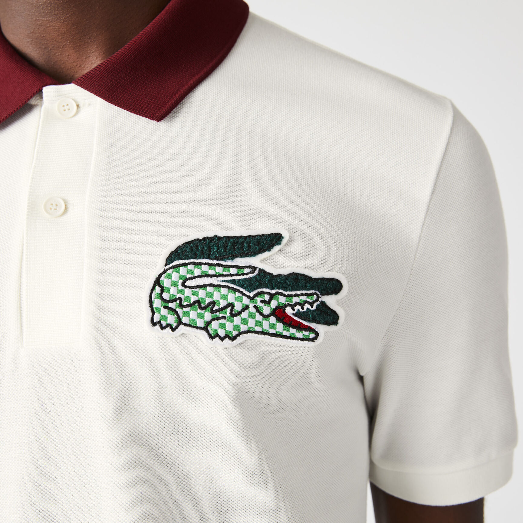 Buy Mens Heritage Lacoste Slim Fit Crocodile Badge Cotton Piqué Polo