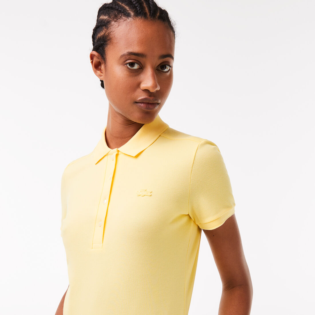 Buy Women's Lacoste Slim fit Stretch Cotton Pique Polo Shirt | Lacoste EG